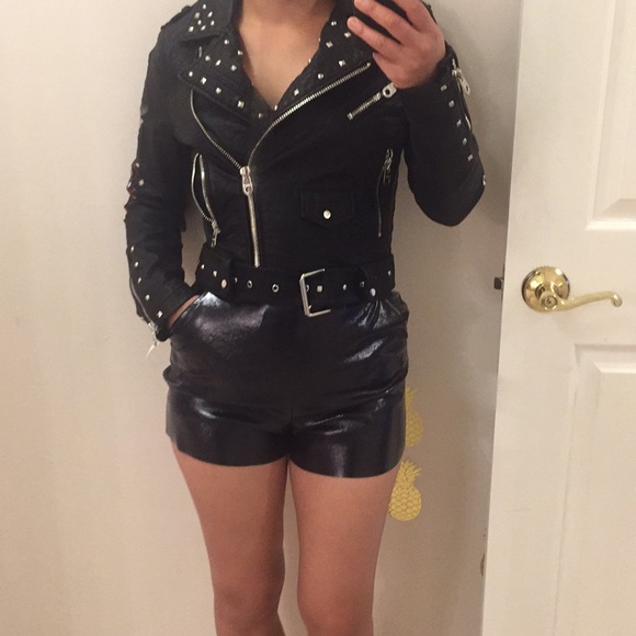 Vigoss | Jackets & Coats | Vigoss Faux Leather Jacket Xs | Poshmark